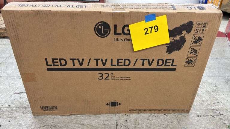 LG 32" LED TV IN BOX - Earl's Auction Company