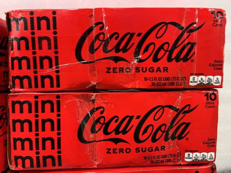 (8) BOXES OF COCA COLA ZERO SUGAR - Earl's Auction Company