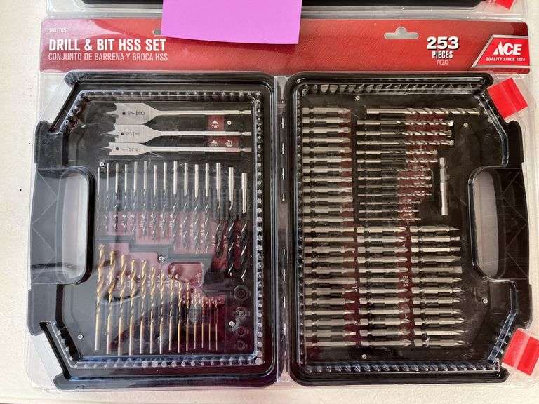 (2) ACE 253PC DRILL & BIT HSS SETS - Earl's Auction Company