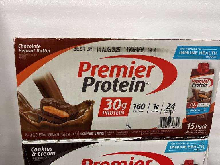 (3) BOXES OF PREMIER PROTEIN SHAKES - Earl's Auction Company