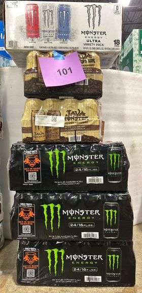 (6) PACKS OF MONSTER ENERGY DRINKS - Earl's Auction Company