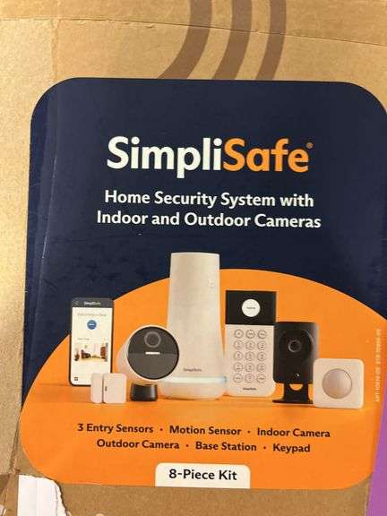 SIMPLI SAFE HOME SECURITY SYSTEM IN BOX - Earl's Auction Company