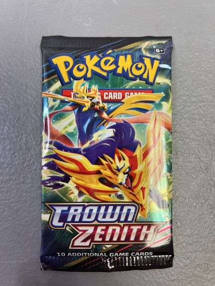 (10) OPENED POKEMON CROWN ZENITH BOOSTER PACKS - Earl's Auction Company