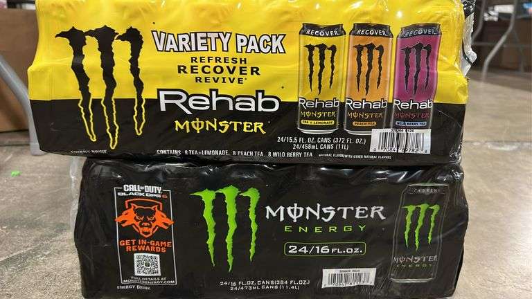 (4) PACKS OF ENERGY DRINKS - BLACK RIFLE COFFEE & MONSTER - Earl's ...