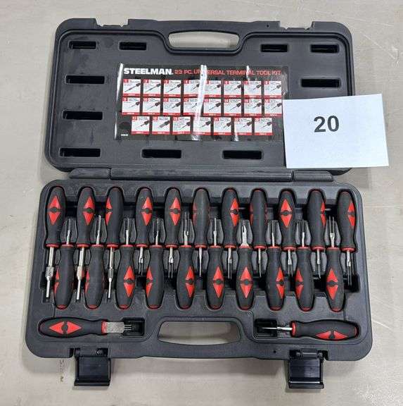 STEELMAN 23PC UNIVERSAL TERMINAL TOOL KIT IN CASE - Earl's Auction Company