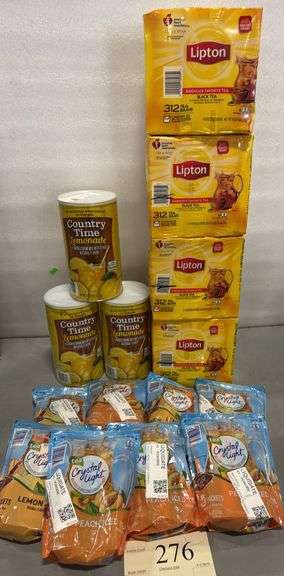 MISC LOT OF BEVERAGE MIX - SEE PHOTOS - Earl's Auction Company