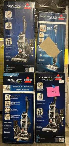 AS IS - (4) BISSELL CLEANERS IN BOXES - SEE PHOTOS - Earl's Auction Company