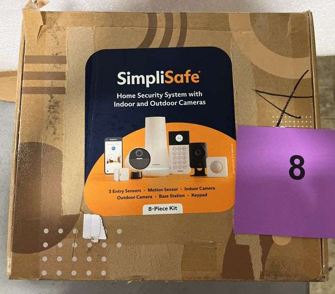 SIMPLI SAFE HOME SECURITY SYSTEM IN BOX - Earl's Auction Company