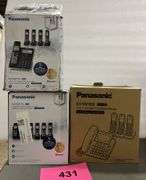 (3) PANASONIC CORDED TELEPHONES IN BOXES - Earl's Auction Company