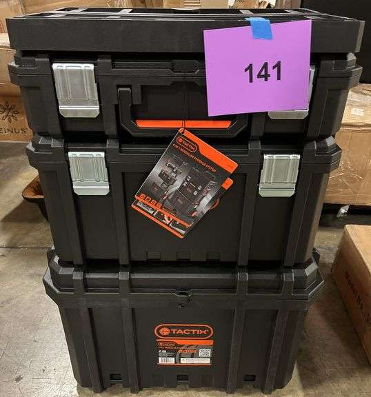 TACTIX 4 IN 1 MODULAR STORAGE SYSTEM - Earl's Auction Company