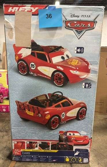 HUFFY DISNEY CARS KIDS 12V RIDE ON IN BOX - Earl's Auction Company