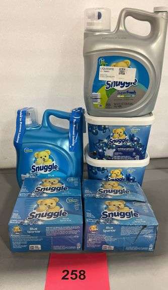 6PC SNUGGLE LAUNDRY LOT - SOFTENER, DRYER SHEETS & SCENT PACS - Earl's Auction Company