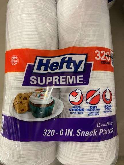 (5) PACKS OF HEFTY FOAM CONTAINERS/ BOWLS - Earl's Auction Company