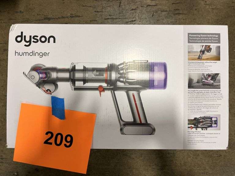 DYSON HUMDINGER HAND VACUUM IN BOX - Earl's Auction Company
