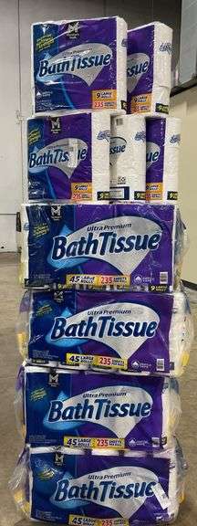 (9) PACKS OF TOILET PAPER - Earl's Auction Company
