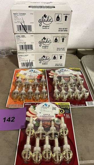 (3) BOXES OF GLADE PLUGINS REFILLS & (3) PACKS - Earl's Auction Company