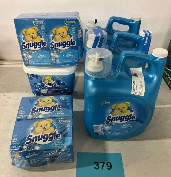 6PC SNUGGLE LAUNDRY LOT - SOFTENER, SCENT PACS & DRYER SHEETS - Earl's Auction Company