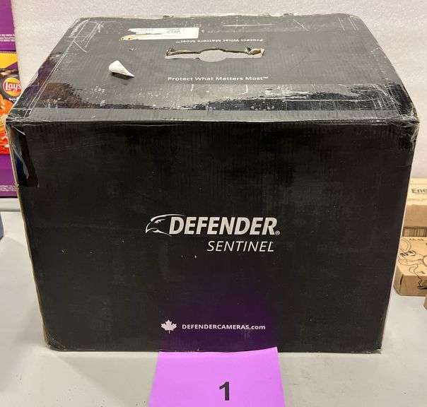 DEFENDER SENTINEL 4K SECURITY SYSTEM IN BOX - Earl's Auction Company