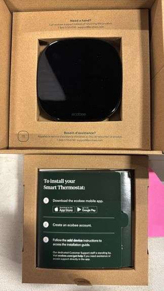 ECOBEE SMART THERMOSTAT IN BOX - Earl's Auction Company