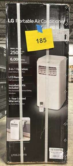 LG PORTABLE AIR CONDITIONER IN BOX - Earl's Auction Company
