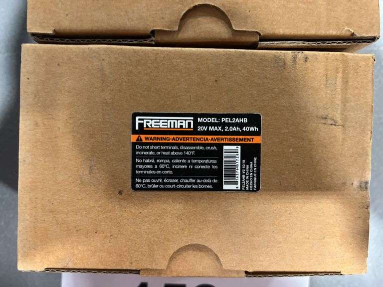 (3) FREEMAN 10V MAX BATTERIES IN BOXES - Earl's Auction Company