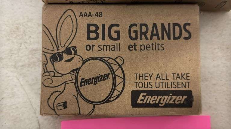 (3) BOXES OF ENERGIZER BATTERIES - AA & AAA (48 BATTERIES PER BOX ...