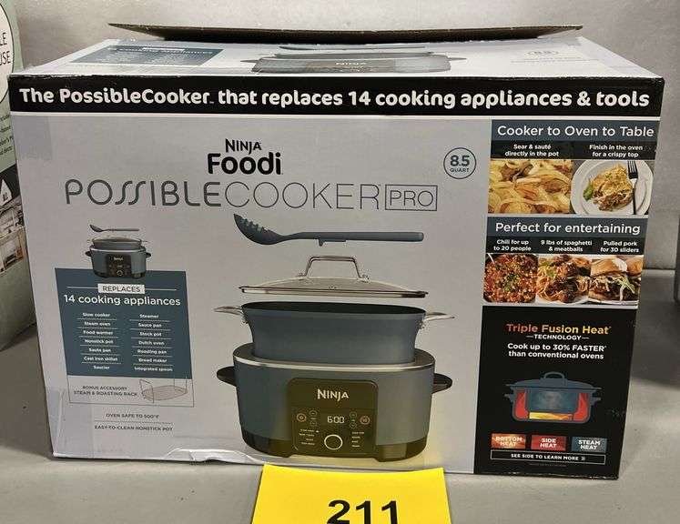 NINJA FOODI POSSIBLE COOKER PRO IN BOX - Earl's Auction Company