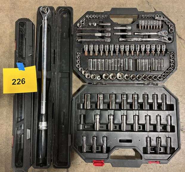 AS IS - HUSKY SOCKET WRENCH & MECHANICS TOOL SET IN CASES - Earl's ...