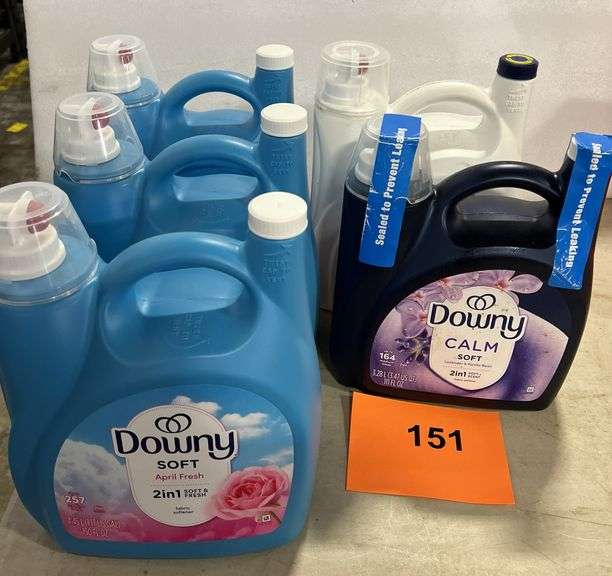 5PC LAUNDRY LOT - DOWNY SOFTENER & DREFT DETERGENT - Earl's Auction Company