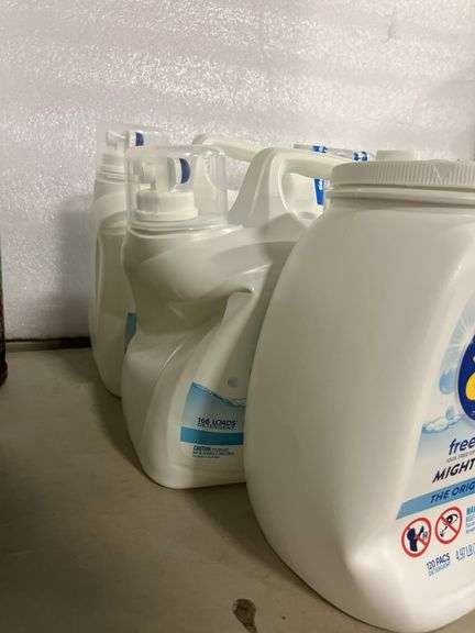 5PC ALL DETERGENT LOT - LIQUID & MIGHTY PACS - Earl's Auction Company