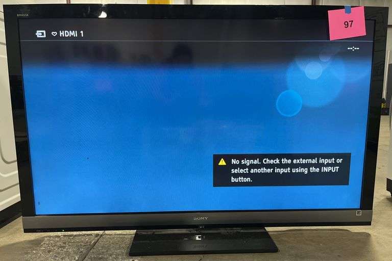 SONY 60" LED LCD HD TV - Earl's Auction Company
