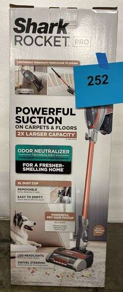 SHARK ROCKET PRO VACUUM IN BOX - Earl's Auction Company