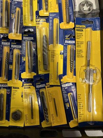 MISC LOT OF IRWIN HANSON PLUG TAPS/ SCREW EXTRACTORS - Earl's Auction ...