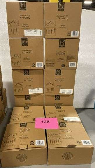 (12) BOXES OF C9 HOLIDAY LIGHTS - Earl's Auction Company