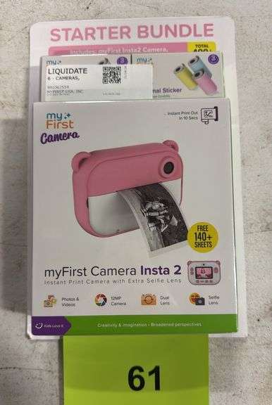MY FIRST CAMERA INSTA 2 STARTER BUNDLE IN BOX - Earl's Auction Company