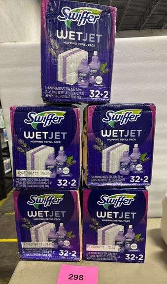 (5) BOXES OF SWIFFER WET JET REFILLS - Earl's Auction Company