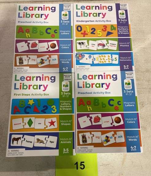 (4) ASSORTED LEARNING LIBRARY SETS - Earl's Auction Company