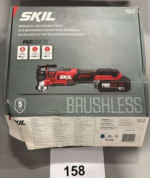 SKIL 20V OSCILATING MULTI TOOL KIT IN BOX - Earl's Auction Company