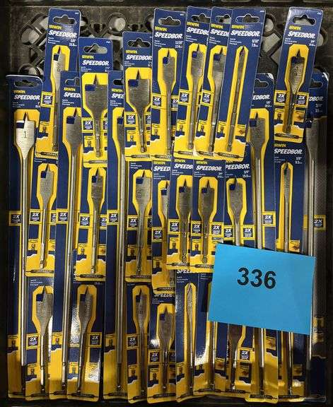 MISC LOT OF IRWIN SPEEDBOR SPADE BITS - Earl's Auction Company