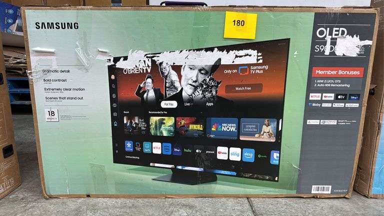 SAMSUNG 65" OLED 4K SMART TV IN BOX - Earl's Auction Company