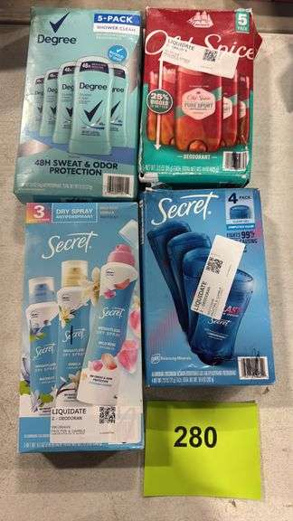 (4) BOXES OF DEODORANT - Earl's Auction Company