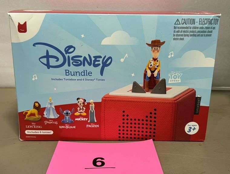 NEW DISNEY TONIES STARTER BUNDLE IN BOX W/ (6) TONIES - Earl's Auction ...