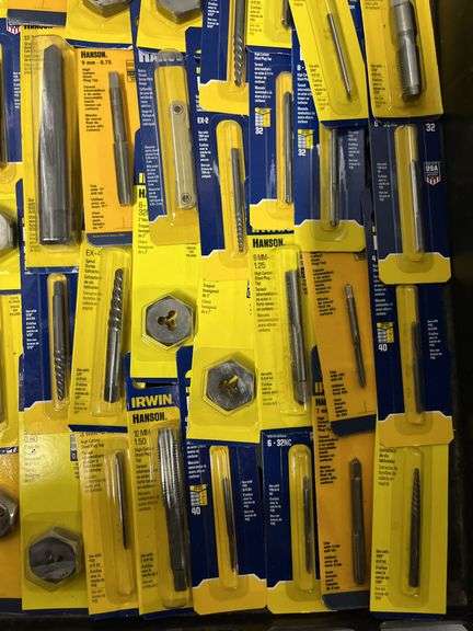 MISC LOT OF IRWIN HANSON PLUG TAPS/ SCREW EXTRACTORS - Earl's Auction ...