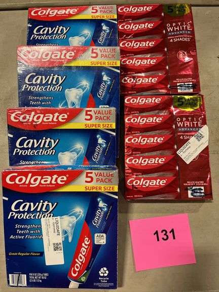 (6) PACKS OF COLGATE TOOTHPASTE - Earl's Auction Company