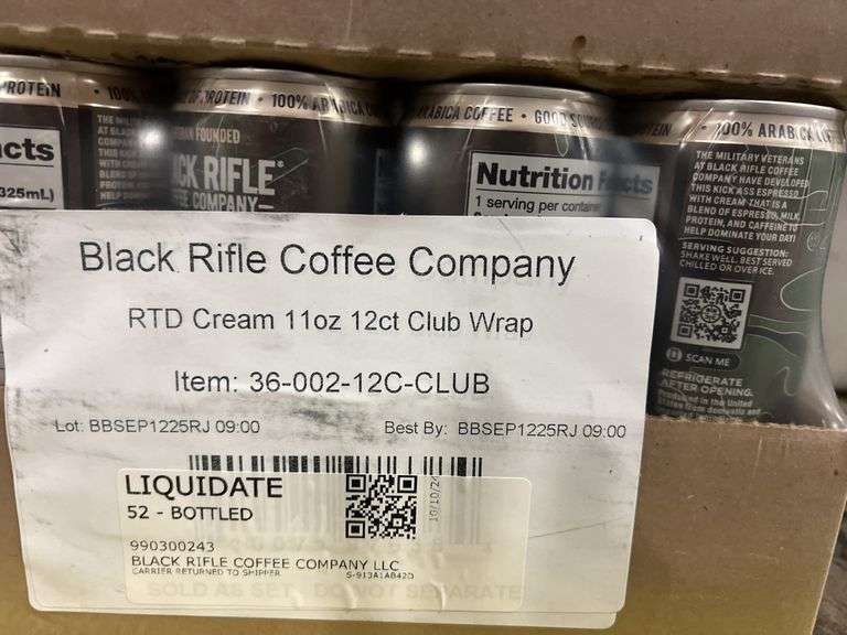 (4) PACKS OF BLACK RIFLE COFFEE - Earl's Auction Company