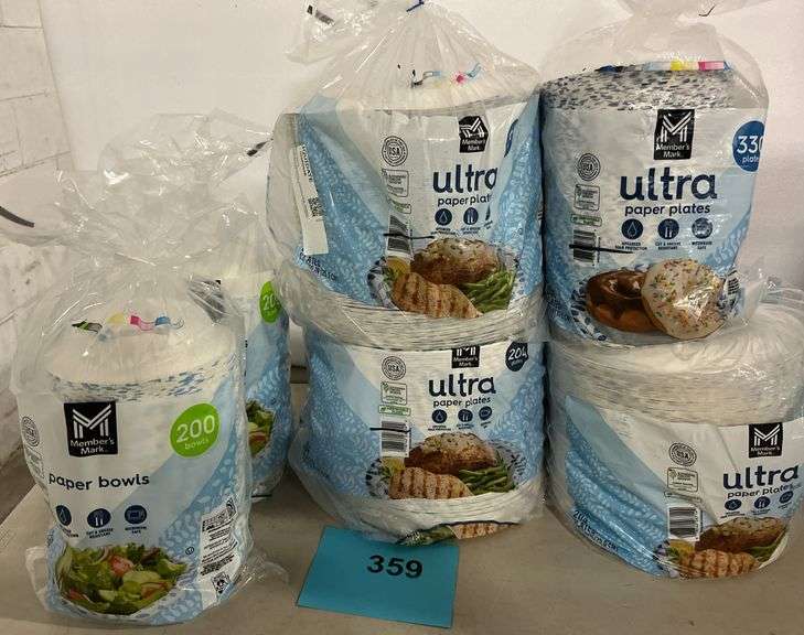 (6) PACKS OF PAPER PLATES/ BOWLS - Earl's Auction Company