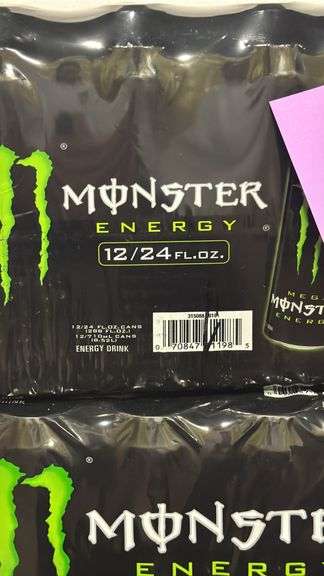 (3) PACKS OF MONSTER ENERGY DRINKS - Earl's Auction Company