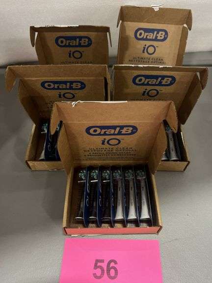 (5) BOXES OF ORAL B IO BRUSH HEADS - Earl's Auction Company