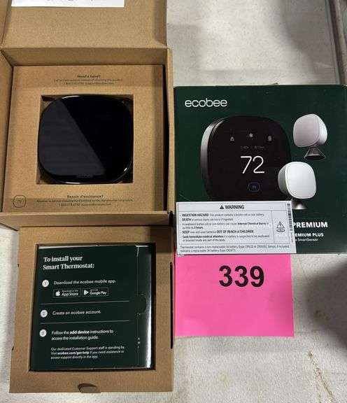 ECOBEE SMART THERMOSTAT IN BOX - Earl's Auction Company