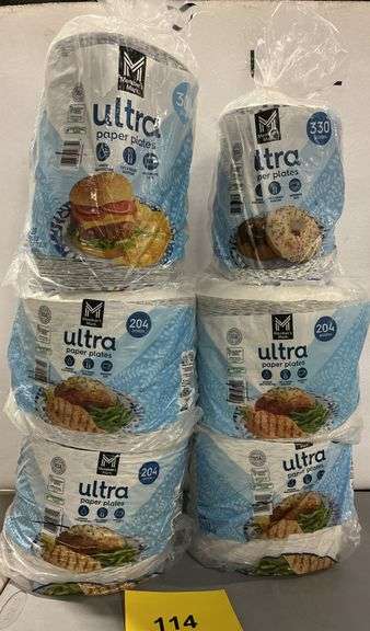 (6) PACKS OF PAPER PLATES - Earl's Auction Company